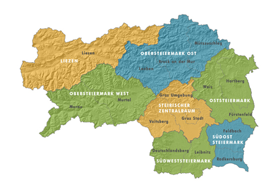 Karten - Grundlagen - Gemeindestrukturreform - Land Steiermark